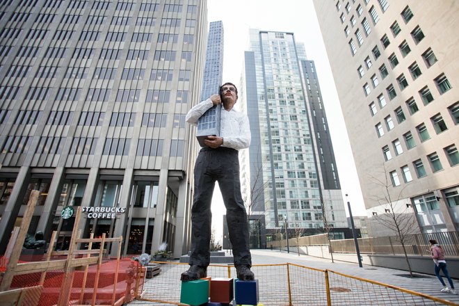 Look closer at the Toronto Man sculpture on St. Clair West – Rosemary ...